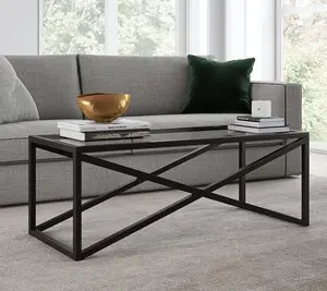 HUDSON&CANAL Calix 46' Wide Rectangular Coffee Table - One-color