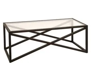 HUDSON&CANAL Calix 46' Wide Rectangular Coffee Table