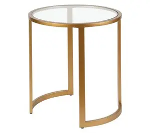 HUDSON&CANAL Mitera 20' Wide Round Side Table