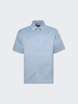 Gucci Double Gg Oversize Work Shirt Midnight Blue Blue