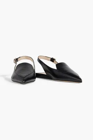 STUART WEITZMAN Ryder Leather Slingback Flats