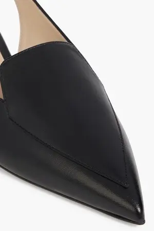 STUART WEITZMAN Ryder Leather Slingback Flats