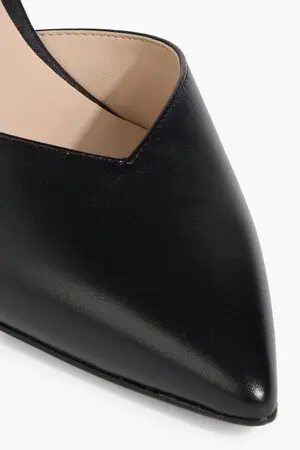 STUART WEITZMAN Ryder 75 Leather Slingback Pumps