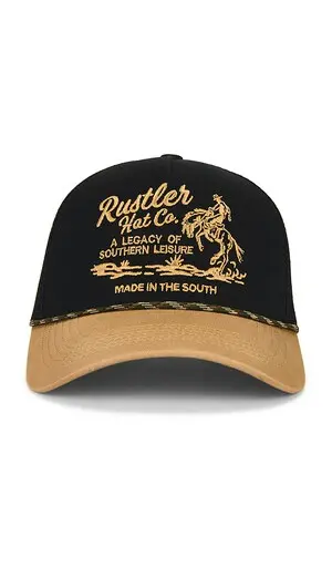 RUSTLER HAT CO. Rustler Rodeo Hat - Black & Tan Combo