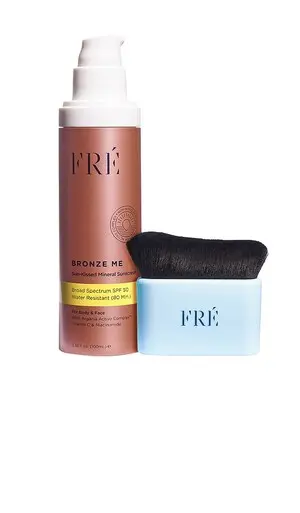 FRE Bronze Me Sunkissed Mineral Sunscreen Spf 50 With Bronzing Body Brush - N,a