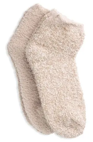 Barefoot Dreams Cozychic™ Ankle Socks 2-pack - Stone Multi