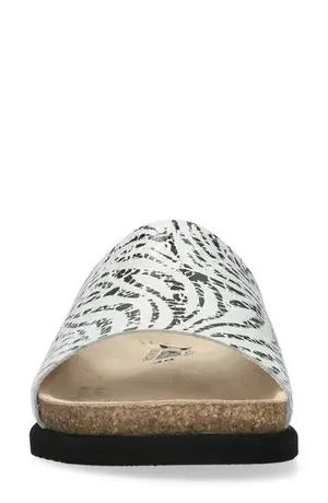 Mephisto Hanik Slide Sandal - Silver Petra