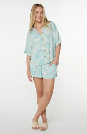 Roxy Kokomo Floral Camp Shirt