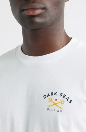 DARK SEAS Headmaster V3 Long Sleeve Graphic T-shirt - White