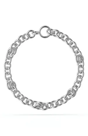 SPINELLI KILCOLLIN Serpens Sterling Chain Link Bracelet - Silver