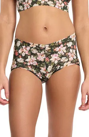 Hanky Panky Floral Retro Lace Vikini - Dark Room Blooms