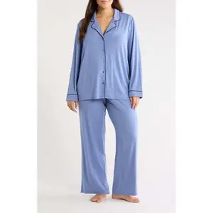 Nordstrom Moonlight Eco Knit Pajamas - Blue Beyond