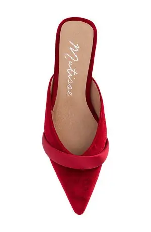 Matisse Kellan Pointed Toe Mule - Red