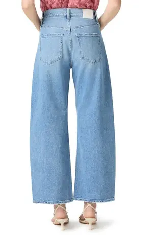 Paige High-waist Ankle Barrel Leg Jeans