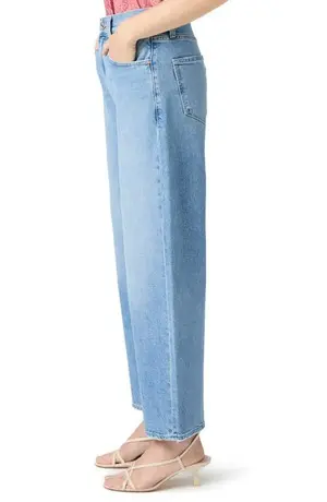 Paige High-waist Ankle Barrel Leg Jeans