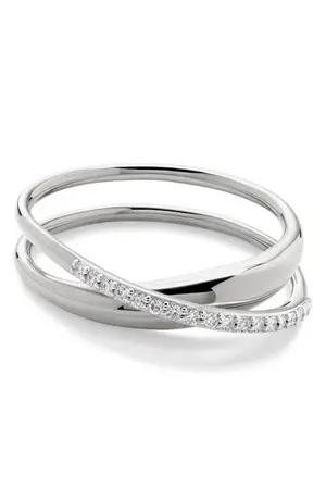 Monica Vinader Nura Wrap Ring - Silver
