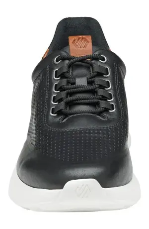 Johnston & Murphy U-throat Leather Sneaker - Black Full Grain