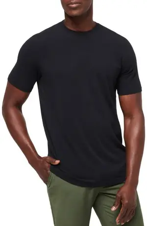 Travis Mathew Cloud Crewneck T-shirt - Black