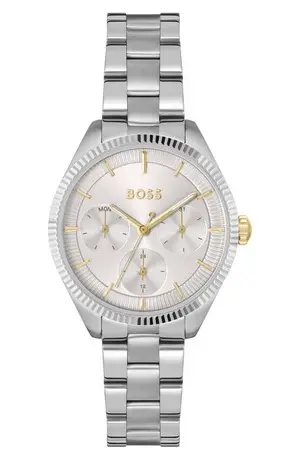 BOSS Sage Sport Bracelet Watch - Silver White