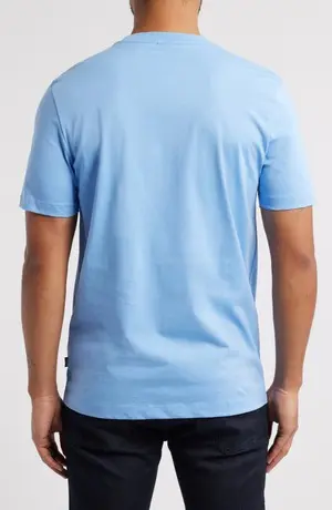 BOSS Thompson Solid T-shirt - Bright Blue
