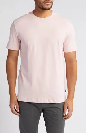 BOSS Thompson Solid T-shirt Light Pink