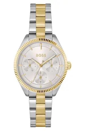 BOSS Sage Sport Bracelet Watch - Silver White