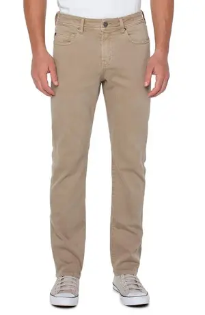 LIVERPOOL Regent Relaxed Straight Leg Jeans - Wheat