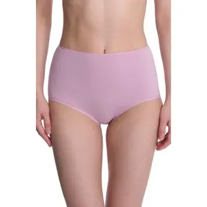 Natori Bliss Bare Cotton High Waist Briefs Rose Mist