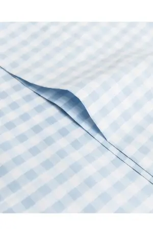 PETITE PLUME Signature Collection Gingham Sheet Set - Blue