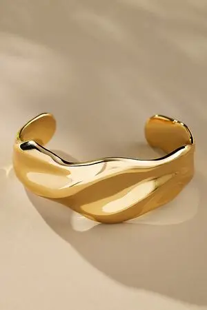Ettika Wavy Days Cuff Bracelet - Gold