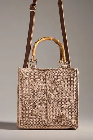 JELAVU Blossom Crochet Tote