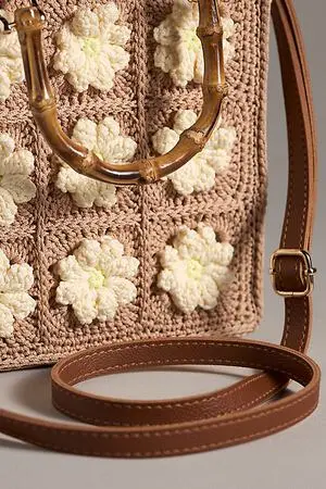 JELAVU Blossom Crochet Tote