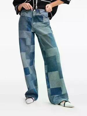 Essentiel Antwerp Patchwork Loose Leg Jeans