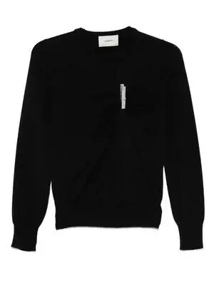 Coperni Clip-detail Fine-knit Jumper