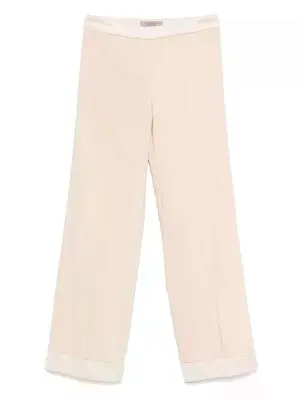 D.exterior Contrast-trim Trousers