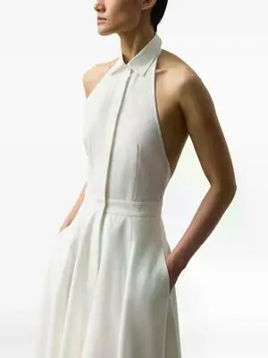 Ralph Lauren Halterneck Shirt Dress - White