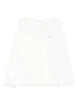 TOUT A COUP Logo-printed Blouse