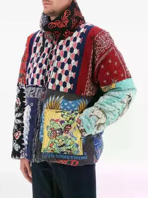 CHILDREN OF THE DISCORDANCE Bandana-print Jacket - Black