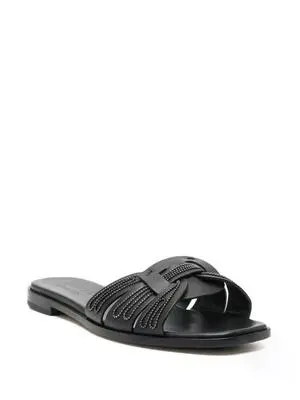 DOUCAL'S Leather Flat Sandals