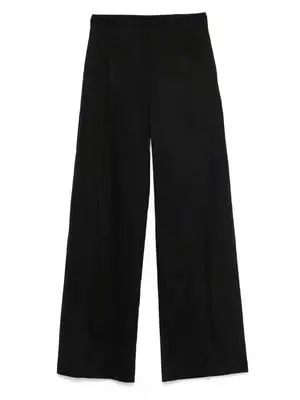 D.exterior Black Wash Pants For Women