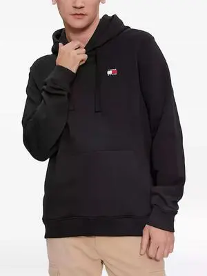 Tommy Hilfiger Logo Hoodie - Black