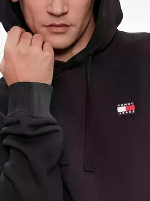 Tommy Hilfiger Logo Hoodie - Black