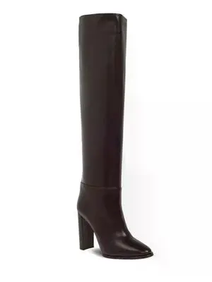 LE SILLA 110mm Elsa Block-heel Leather Boots - Black