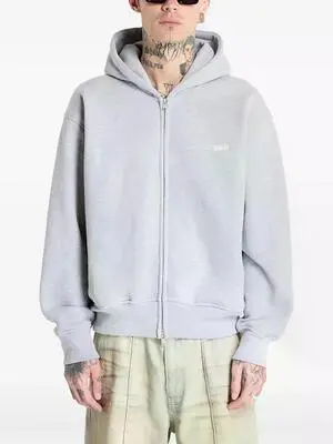 Rhude Classic Full-zip Hoodie - Grey
