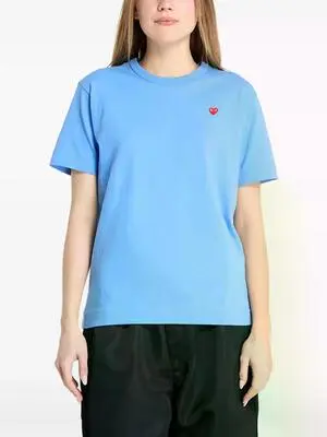 Play Comme Des Garcon Heart Logo T-shirt - Blue