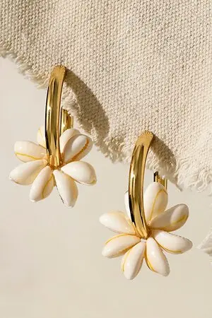 LOGAN TAY Shell Hoops