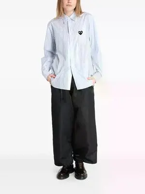 Play Comme Des Garcon Striped Shirt - Blue