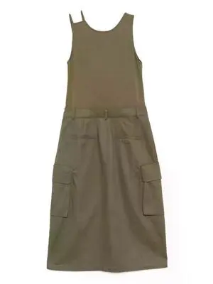 TOUT A COUP Sleeveless Cargo Dress