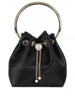 JIMMY CHOO Bon Bon Handbag - 1463 Black Light Gold