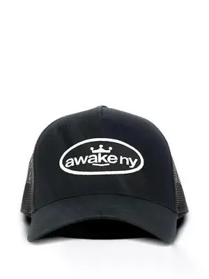 AWAKE NY King Logo Trucker Cap - Black